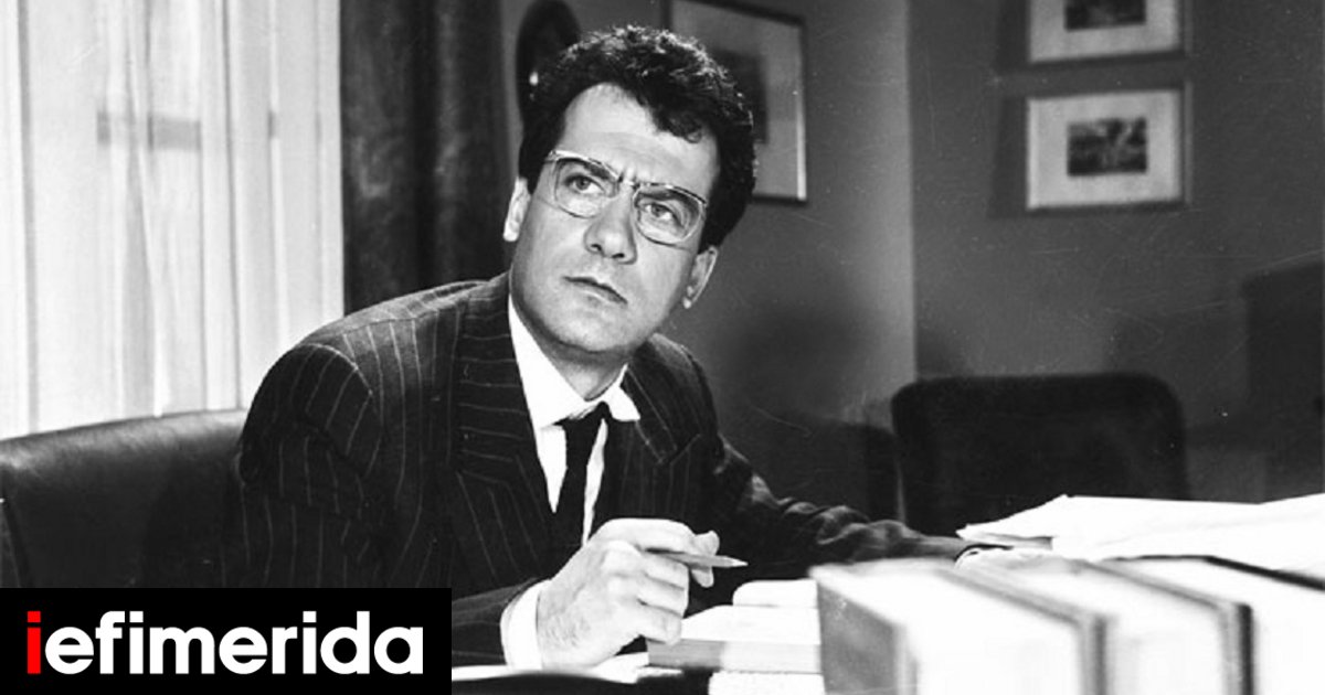 Ο Αλέκος Αλεξανδράκης με την τρίτη σύζυγό του, Αλίκη Γεωργούλη στα '50s ...