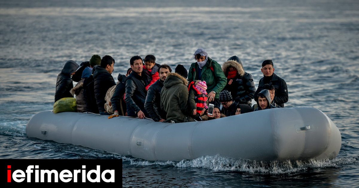 Επιχείρηση διάσωσης μεταναστών από το Λιμενικό Σώμα ανατολικά της Ρόδου ...