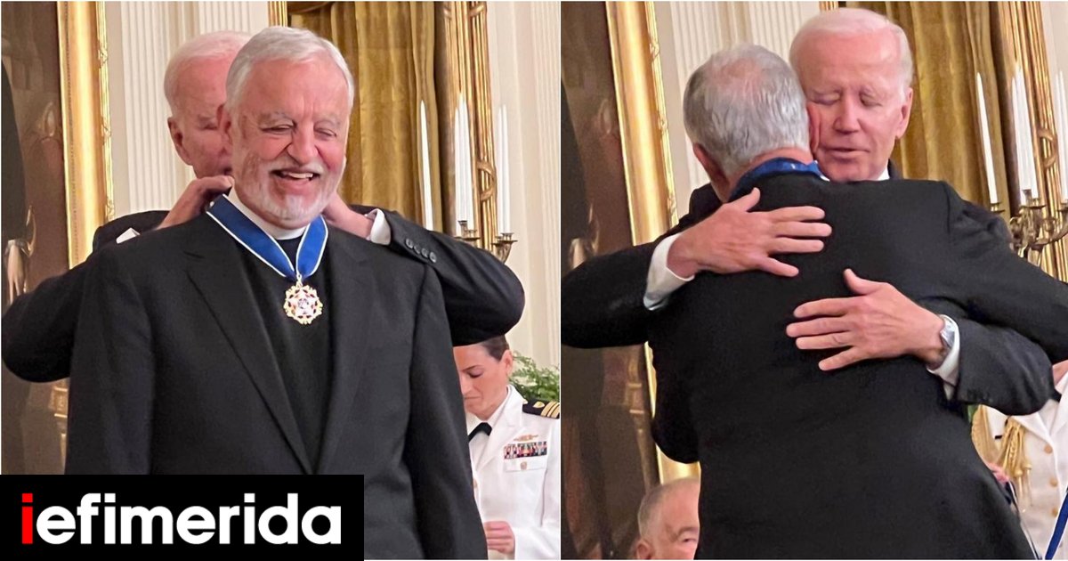 Ο Τζο Μπάιντεν τίμησε με το Προεδρικό Μετάλλιο Ελευθερίας τον Έλληνα ...