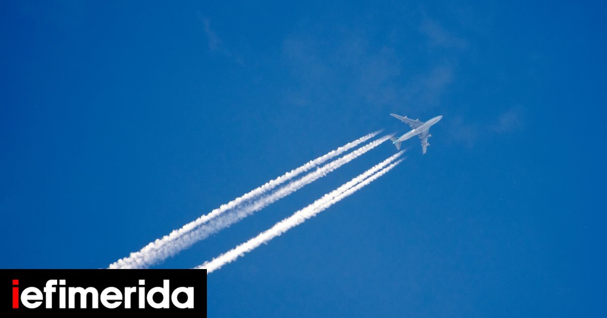 Τι είναι τα λευκά ίχνη που αφήνουν τα αεροπλάνα στον ουρανό; Ειδικοί ...