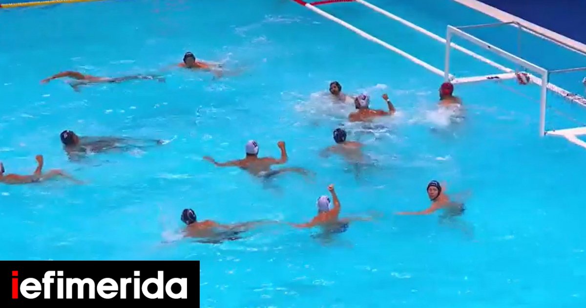 Κατάφερε να «επιπλεύσει» η Εθνική πόλο Ανδρών -Ισοπαλία 12-12 με τη ...