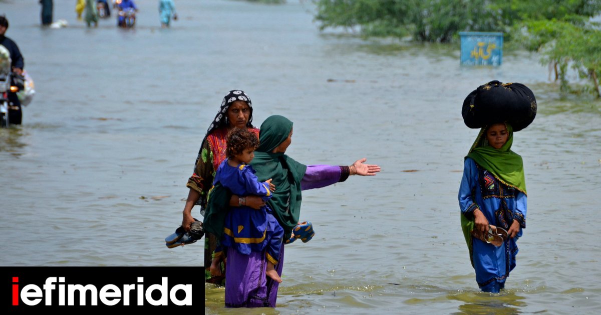 Πακιστάν-πλημμύρες: Έκκληση του ΟΗΕ για βοήθεια 160 εκατ. δολαρίων - Στους 1.136 οι νεκροί ...