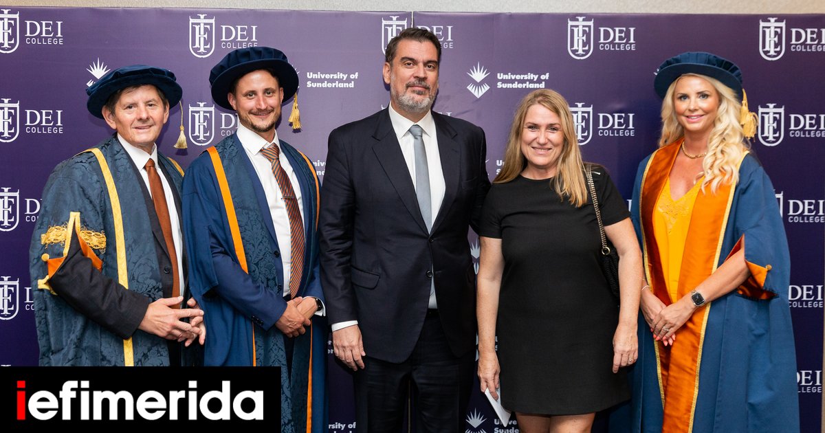 Λαμπερή αποφοίτηση από το DEI College - iefimerida.gr