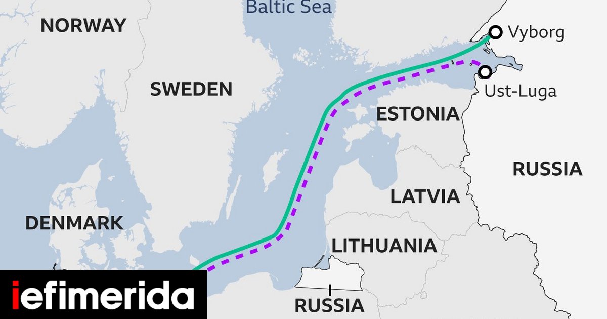 Διαρροές μυστήριο στον Nord Stream 1 και στον Nord Stream 2 στη Βαλτική ...