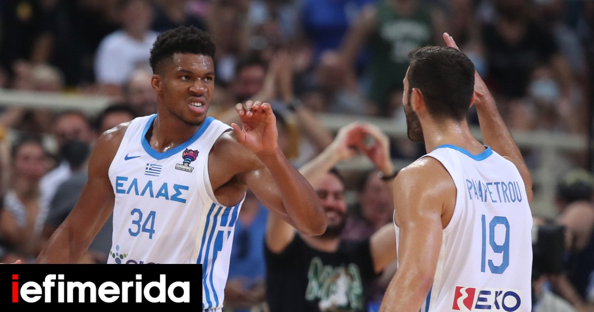 Εθνική ομάδα μπάσκετ: Μυθική ατάκα Παπαπέτρου στον «τραυματία» Γιάννη ...