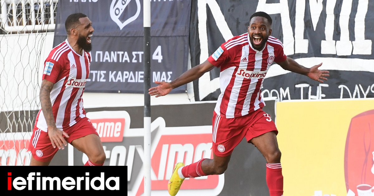 Super League: «Διπλό» με ανατροπή για τον Ολυμπιακό στην Κρήτη, 2-1 τον ...