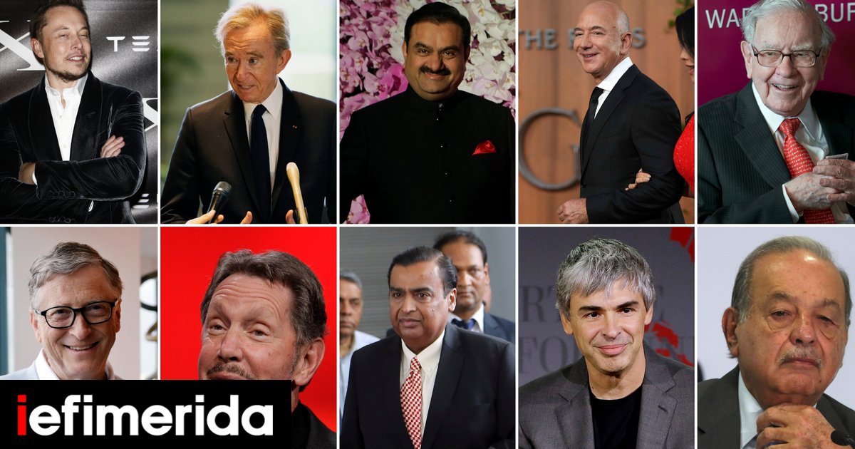 Αυτοί είναι οι 10 πλουσιότεροι άνθρωποι στον κόσμο -Δισεκατομμύρια που ζαλίζουν - iefimerida.gr