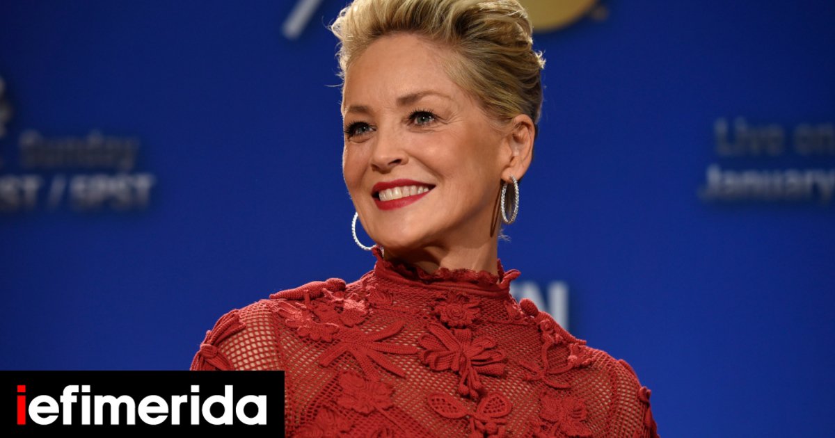 Η Σάρον Στόουν με ρομαντικό φόρεμα -Σε φούξια χρώμα, σαν πριγκιπικό ...