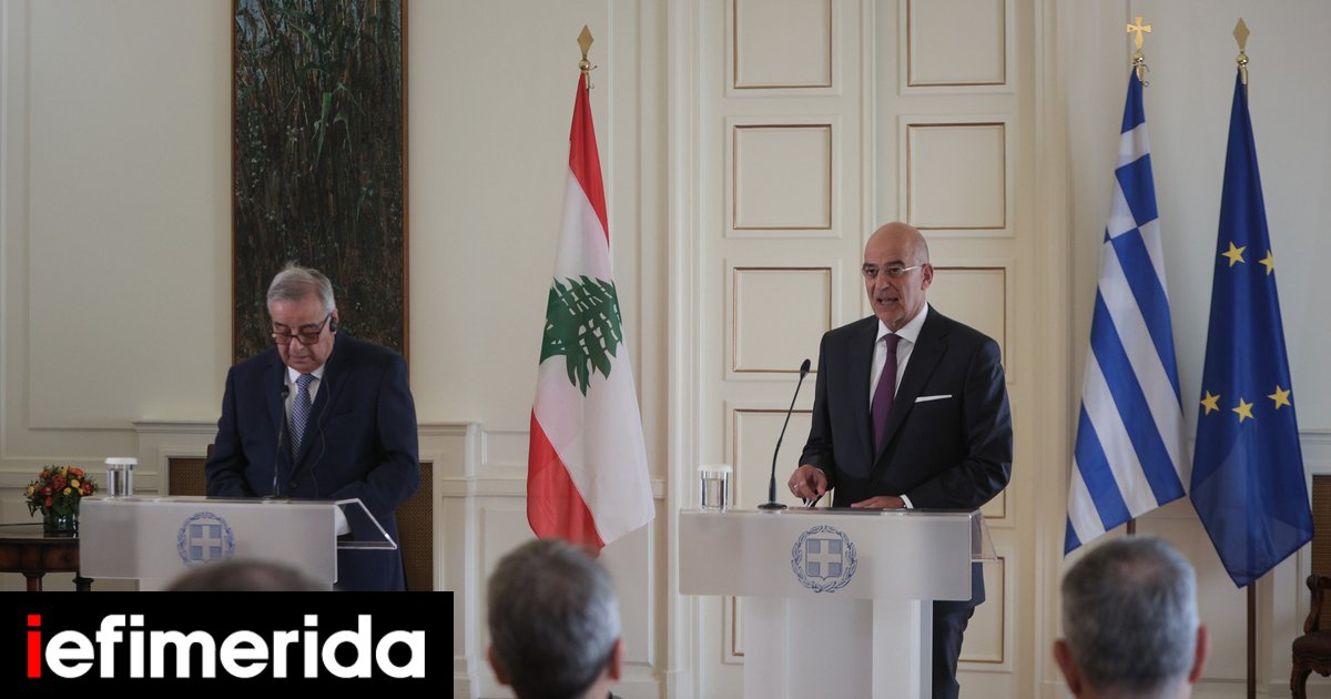 Δένδιας: Η συμφωνία Λιβάνου-Ισραήλ παράδειγμα ειρηνικής διευθέτησης ...