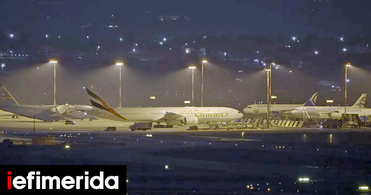 «Ελ. Βενιζέλος»: Προσγειώθηκε συνοδεία F-16 η πτήση της Emirates με τον ...