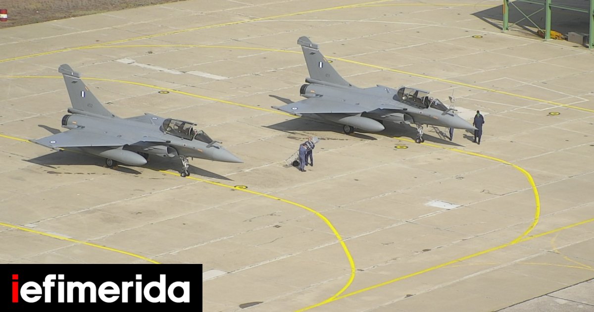 Μόλις έφθασαν στην Ελλάδα 2 ολοκαίνουργια Rafale -Δείτε την άφιξή τους ...