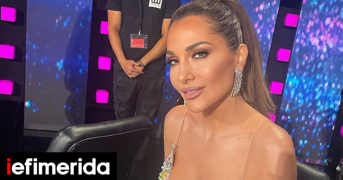 H Δέσποινα Βανδή με λαμπερή δημιουργία της Σήλιας Κρηθαριώτη -Εντυπωσιακή και sexy με ...