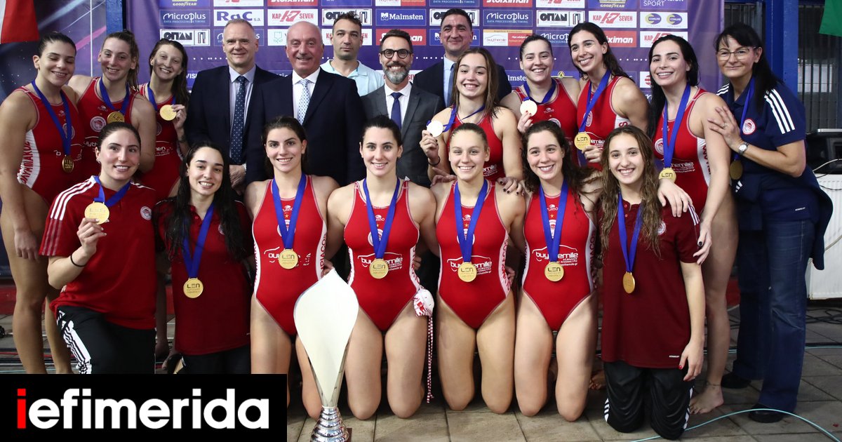 Πόλο: Θρίαμβος του Ολυμπιακού στο ευρωπαϊκό Super Cup, επικράτησε του Εθνικού Πειραιά με 11-4 ...