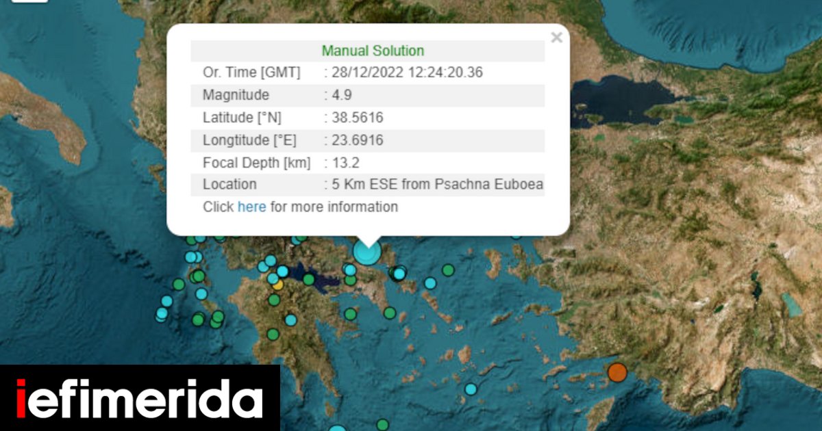 Σεισμός στην Εύβοια -Αντιπεριφερειάρχης Γ. Κελαϊδίτης: «Προς το παρόν ...