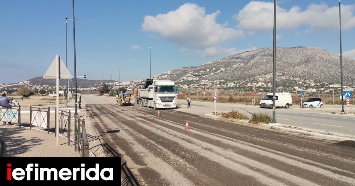 Συνεχίζεται η αποκατάσταση παράπλευρων οδικών δικτύων των Εθνικών Οδών ...