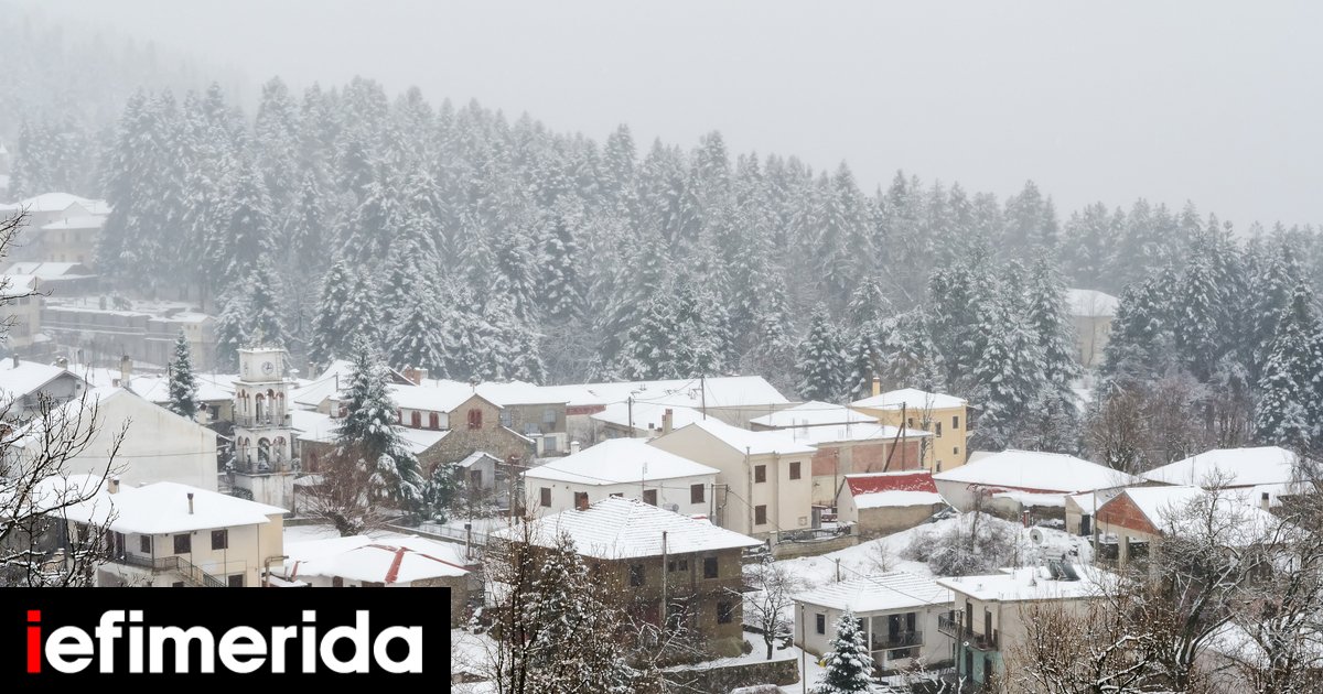 Πού χιονίζει τώρα: Δείτε live κάμερες ανά την Ελλάδα από περιοχές που ...