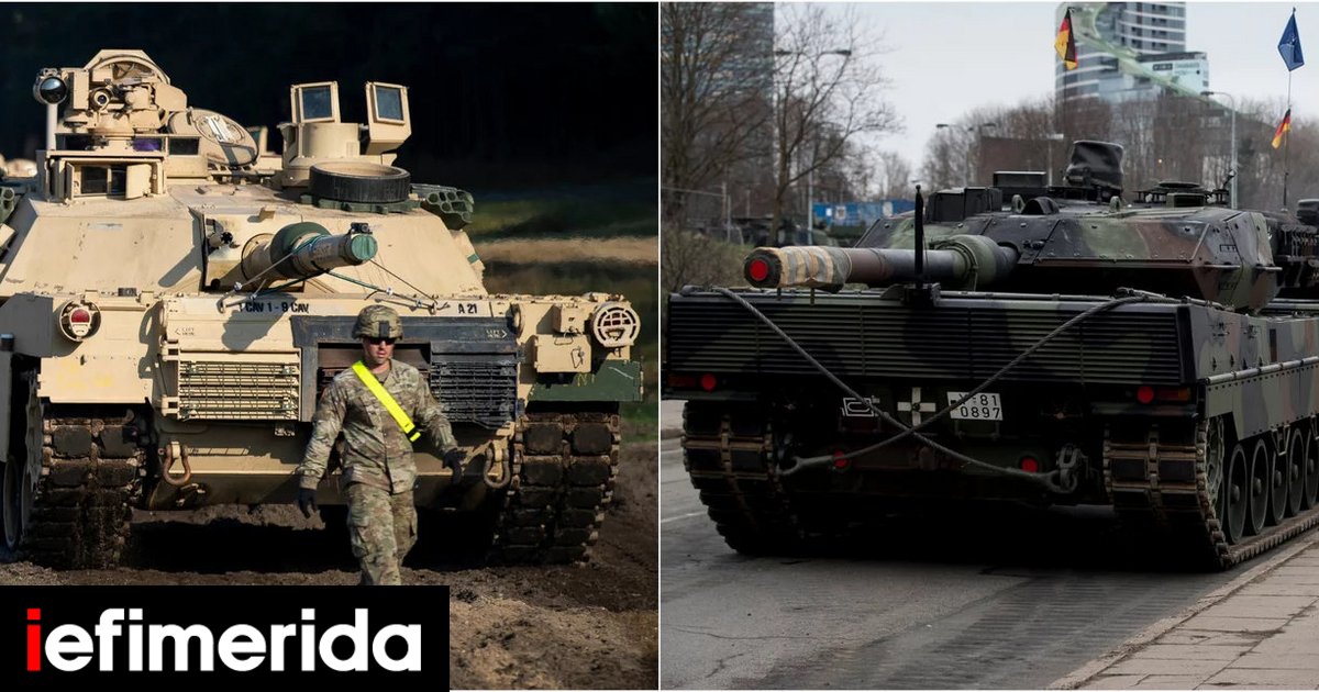 ΗΠΑ-Γερμανία ετοιμάζονται να στείλουν τανκς Abrams και Leopard στην Ουκρανία -Τι σημαίνει αυτό ...