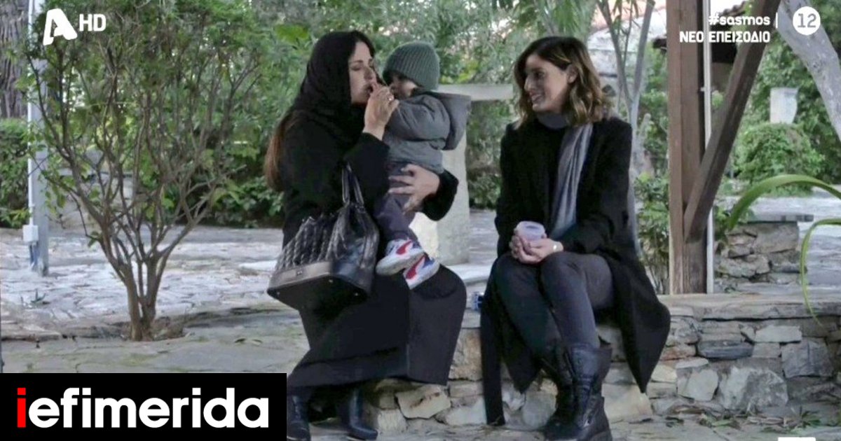 Σασμός: Η Καλλιόπη γλύκανε το Twitter με τον μικρό Πετράκη στην αγκαλιά της -«Ζούμε ιστορικές ...