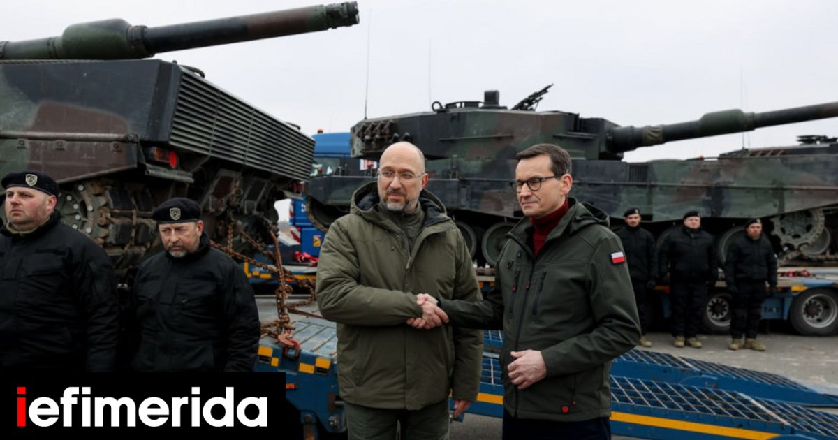 Πόλεμος στην Ουκρανία: Τα πρώτα τέσσερα Leopard έφτασαν στο Κίεβο - iefimerida.gr
