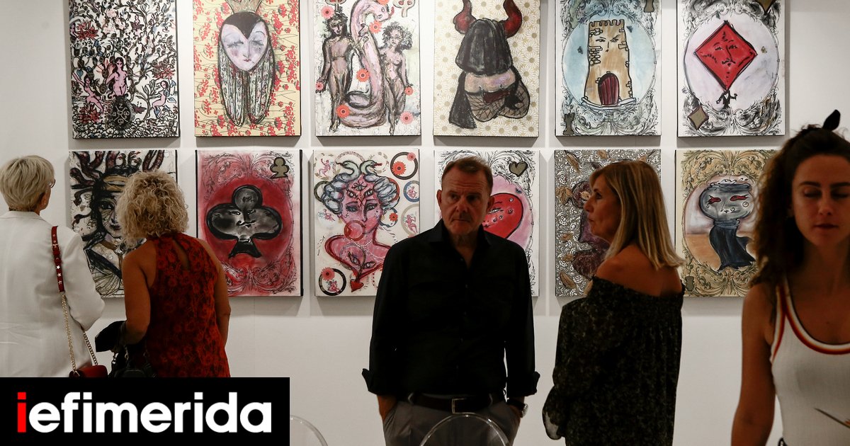Ολοκληρώθηκε η συνεργασία της Art Athina με την Σταματία Δημητρακοπούλου - iefimerida.gr