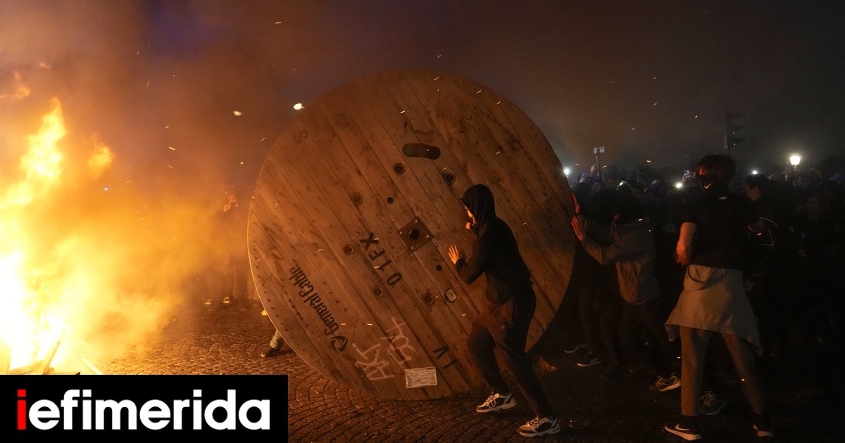 Γαλλία: Επεισόδια στο Παρίσι στις κινητοποιήσεις για τη μεταρρύθμιση ...
