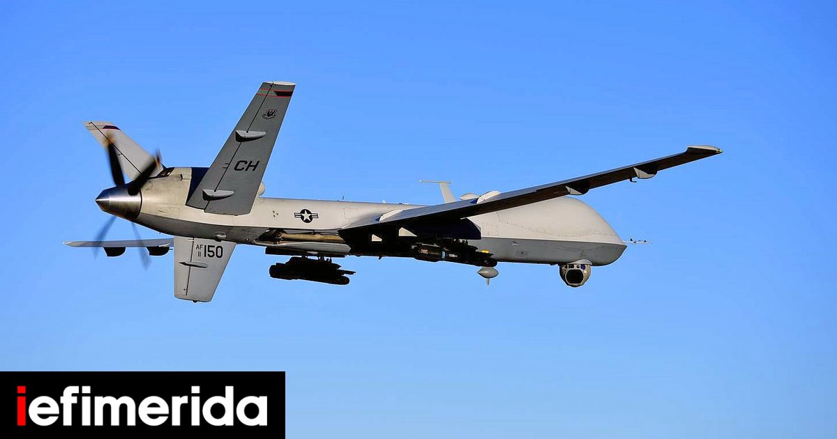 Ρωσικό μαχητικό αεροσκάφος απώθησε αμερικανικό drone στη Μαύρη Θάλασσα - iefimerida.gr