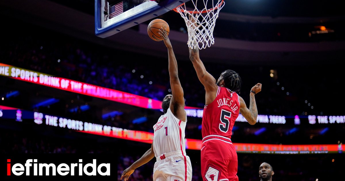 NBA: Σπουδαίο «διπλό» για τους Σικάγο Μπουλς κόντρα στους Σίξερς -Τα ...