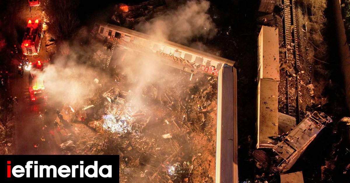Τέμπη: 36 νεκροί από τη σύγκρουση τρένων -Ψάχνουν εγκλωβισμένους στα ...
