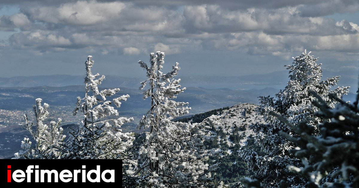 Πάρνηθα: Διακοπή κυκλοφορίας από το ύψος του τελεφερίκ και πάνω, λόγω ...