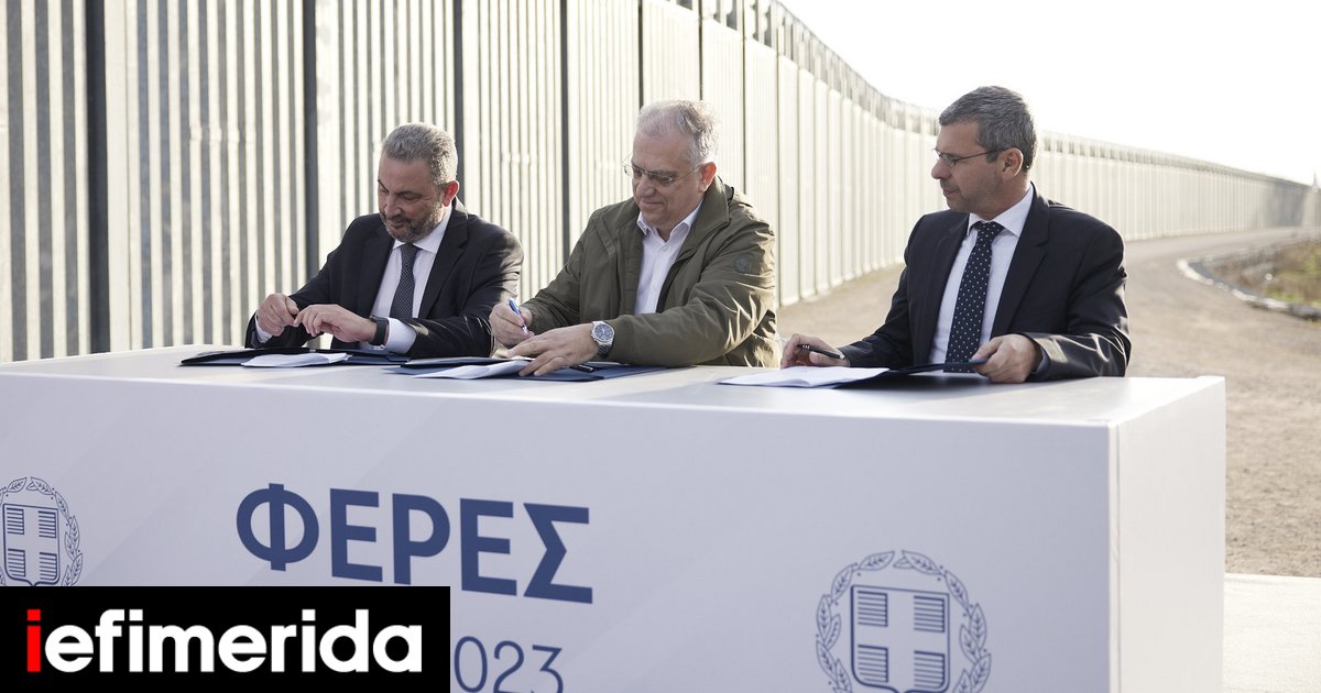 Έβρος: Υπεγράφη η σύμβαση κατασκευής και επέκτασης του φράχτη -Intrakat ...