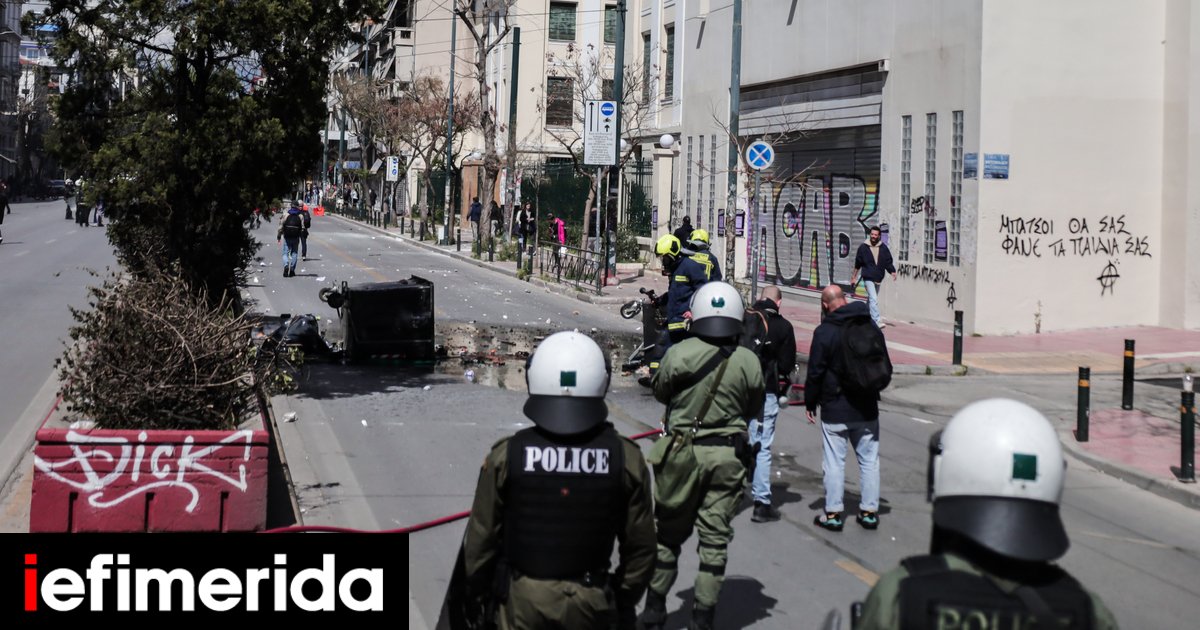 Ανοικτή η Πατησίων μετά την επέμβαση των ΜΑΤ έξω από την ΑΣΟΕΕ ...