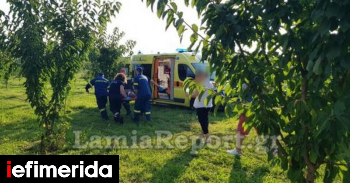 Λαμία: 65χρονος παρασύρθηκε από το τρακτέρ του και τραυματίστηκε ...