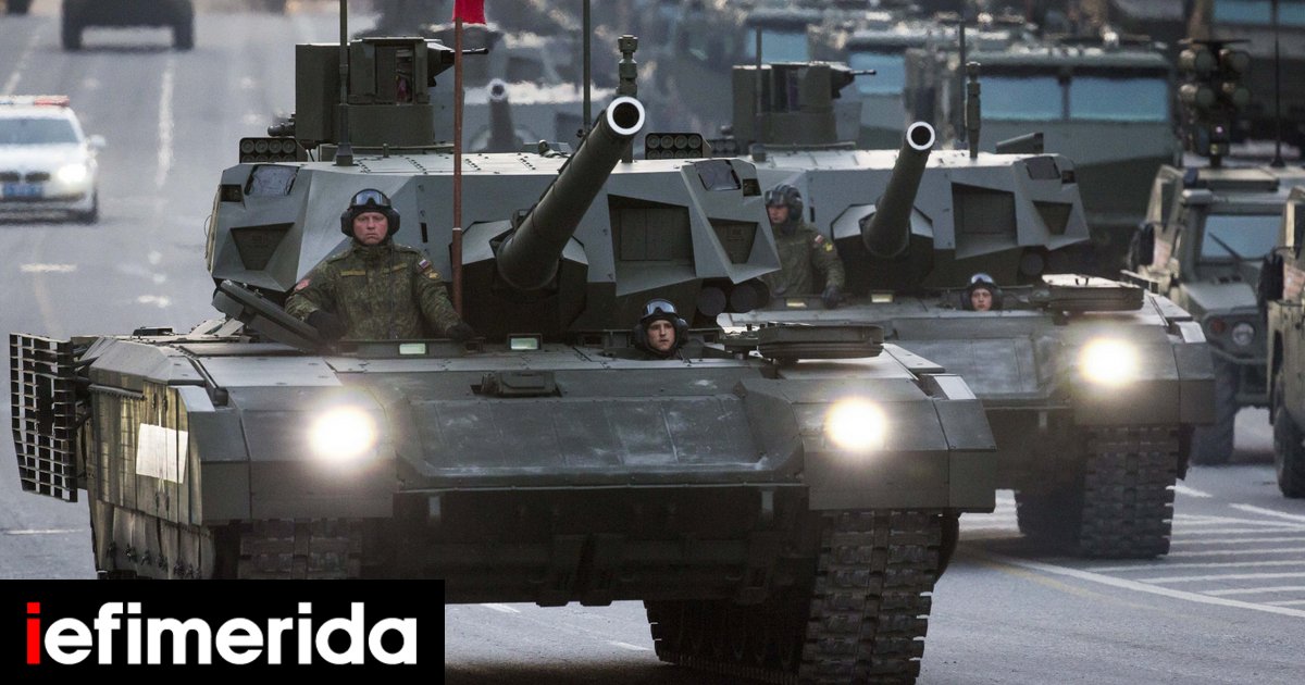 Επίδειξη ισχύος από τον Πούτιν: Η Ρωσία στέλνει τα «πανίσχυρα» τανκς Τ ...