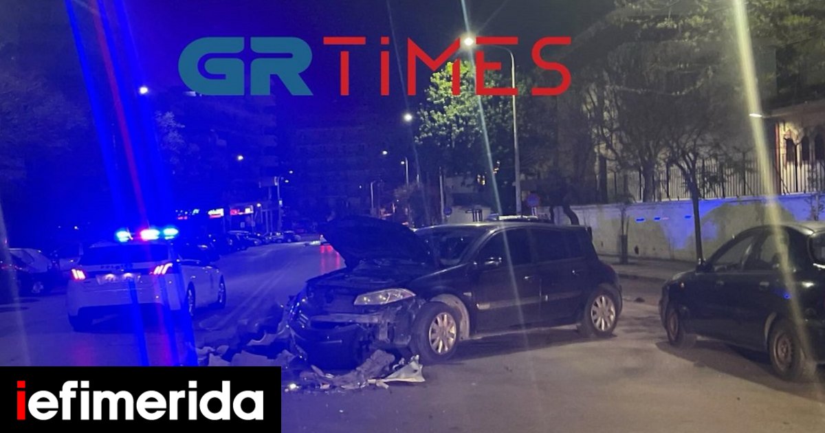 Θεσσαλονίκη: Μετωπική σύγκρουση Ι.Χ. -Μπήκε στο αντίθετο ρεύμα [εικόνες ...