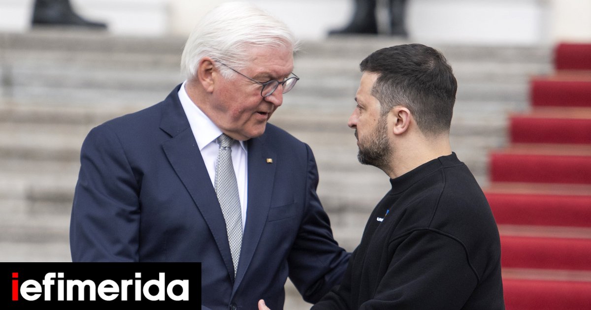 Γερμανία: Ο Ζελένσκι συναντήθηκε με τον ομοσπονδιακό πρόεδρο Σταϊνμάιερ ...