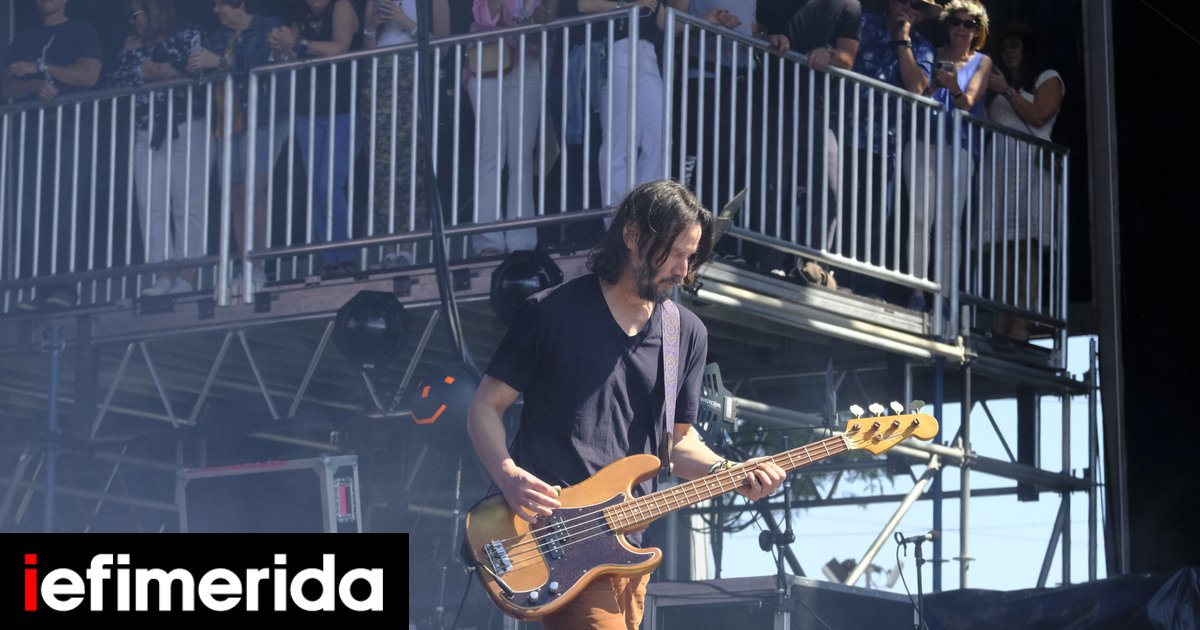 Ο Κιάνου Ριβς σε συναυλία με το συγκρότημά του, ύστερα από 20 χρόνια ...