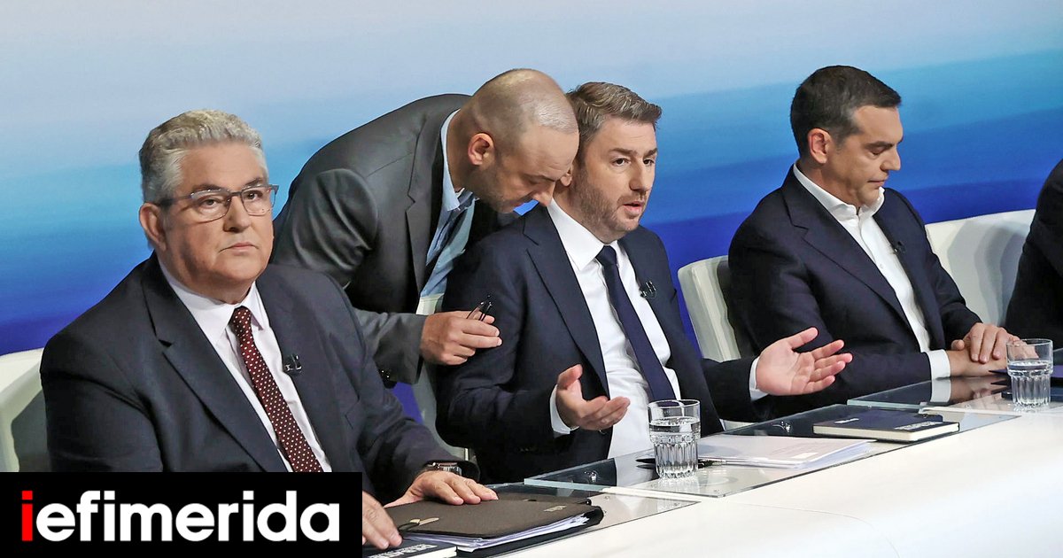 Τι είπαν στο debate για συγκυβέρνηση -Κουτσούμπας και Ανδρουλάκης ...