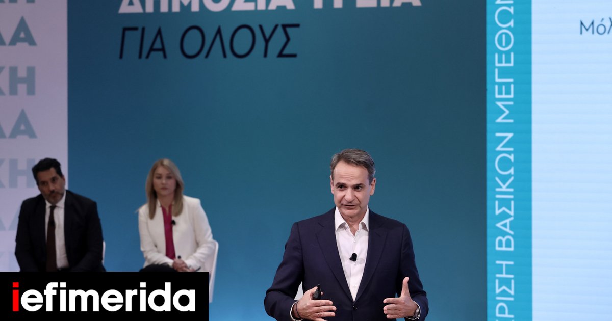 Μητσοτάκης: Αυξήσαμε τη χρηματοδότηση του ΕΣΥ κατά 37% -Οι βασικές ...