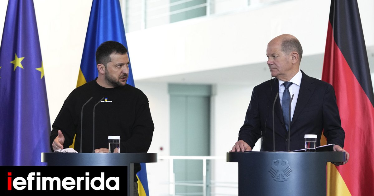 Σολτς: «Θα σας στηρίζουμε για όσο χρειάζεται», δήλωσε στον Ζελένσκι ...