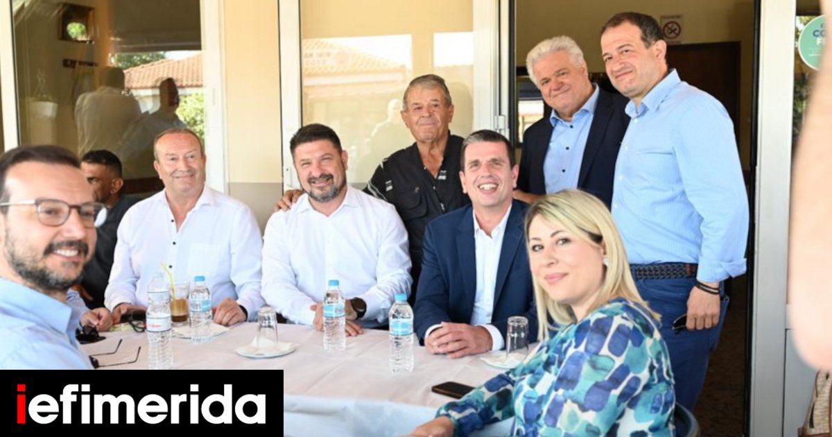Κλιμάκιο της ΝΔ υπό το Νίκο Χαρδαλιά και τον Δημήτρη Καιρίδη ...
