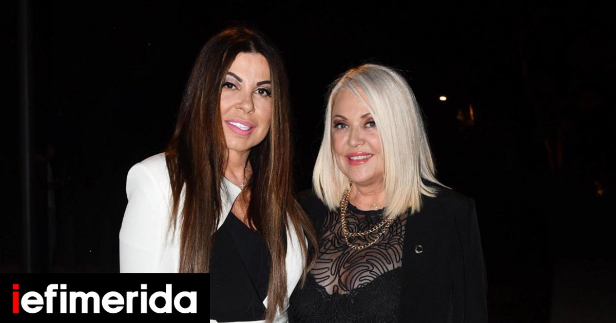 Αντζελα Δημητρίου και Ρούλα Κορομηλά με ρούχα Πάρη Βαλταδώρου -Τα ...