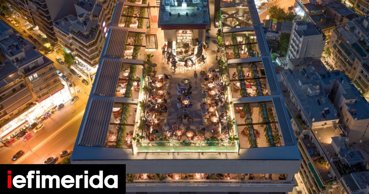 Η νέα ταράτσα της Αθήνας έχει θέα 360°: Για καφέ και κοκτέιλ στο ψηλότερο κτίριο κατοικιών της ...