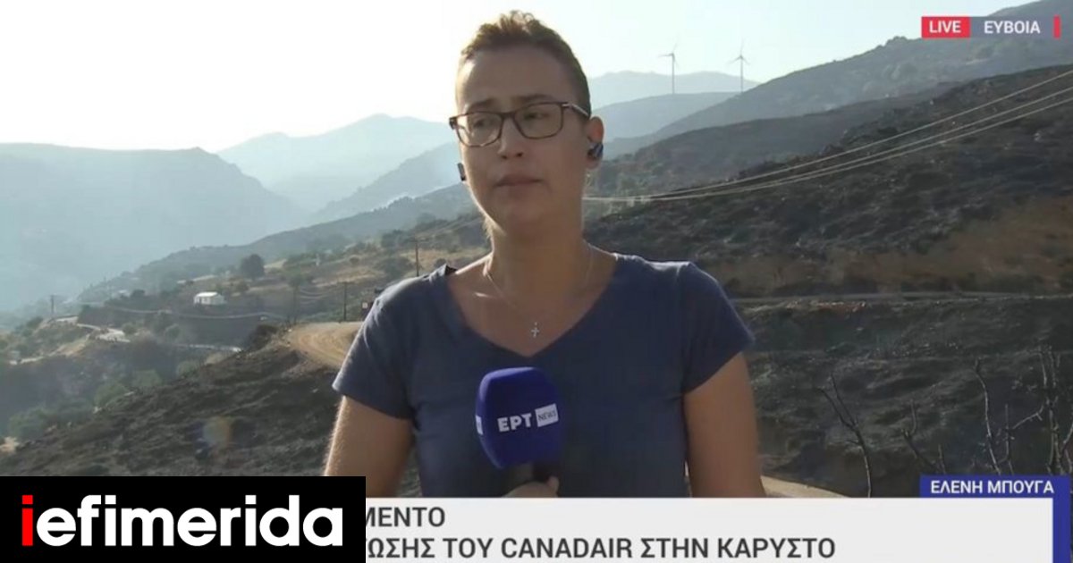 «Λύγισε» η ρεπόρτερ της ΕΡΤ που ήταν αυτόπτης μάρτυρας της πτώσης του ...