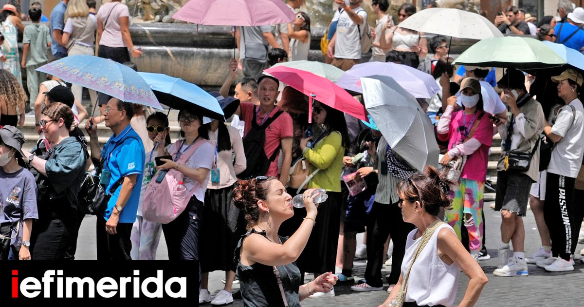 Καύσωνας στη Μεσόγειο: Ο υδράργυρος θα αγγίξει τους 48 βαθμούς στην Ιταλία -Η πρόβλεψη σοκ ...