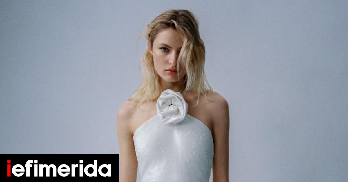 Αυτό το κομψό φόρεμα από τα Mangο έγινε viral -Αέρινο και φινετσάτο, ιδανικό για καλεσμένη σε ...