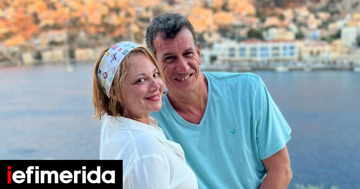 H Νάνσυ Ζαμπέτογλου με τον Νάσο Γαλακτερό στη Σίφνο -Η τρυφερή φωτό με ...