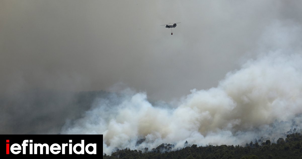 Συνδρομή των Ενόπλων Δυνάμεων στα μέτωπα των πυρκαγιών σε όλη την ...