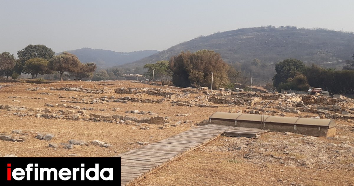 Έβρος: Το πέρασμα της φωτιάς από τον αρχαιολογικό χώρο της Αρχαίας ...