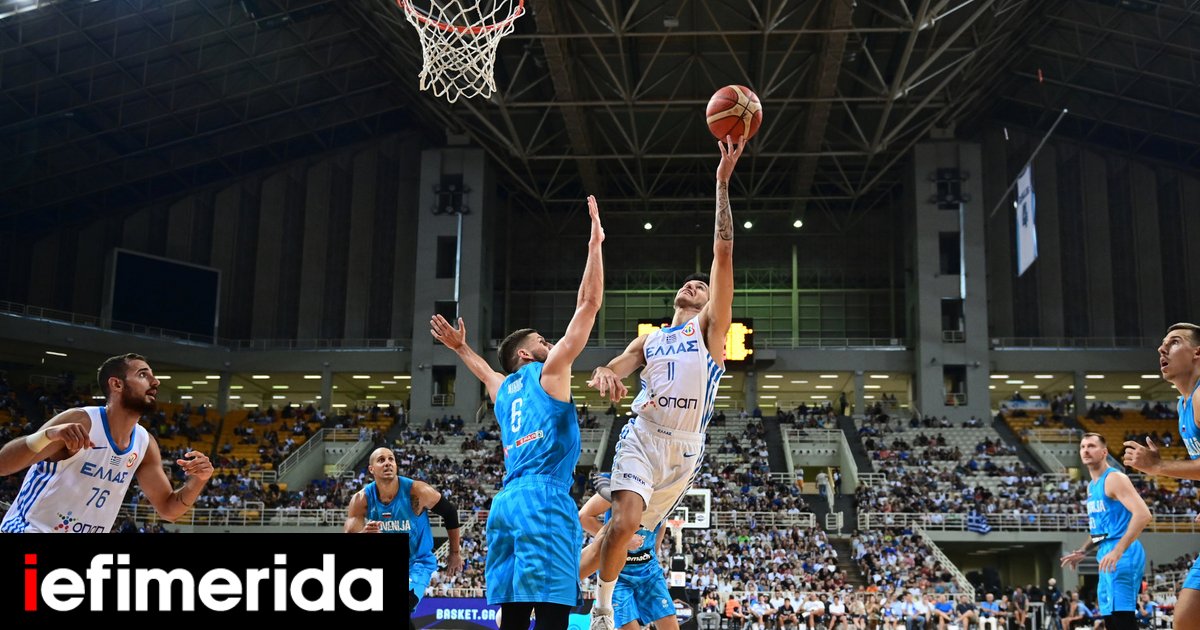 Εθνική ομάδα μπάσκετ: Επικράτησε ξανά της Σλοβενίας σε φιλικό, στη ...