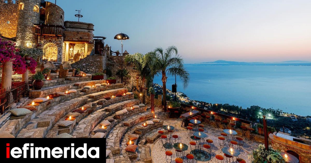 Το μαγαζί με την απίθανη θέα της Καλαμάτας -Σαν κάστρο, όλη η πόλη στα ...